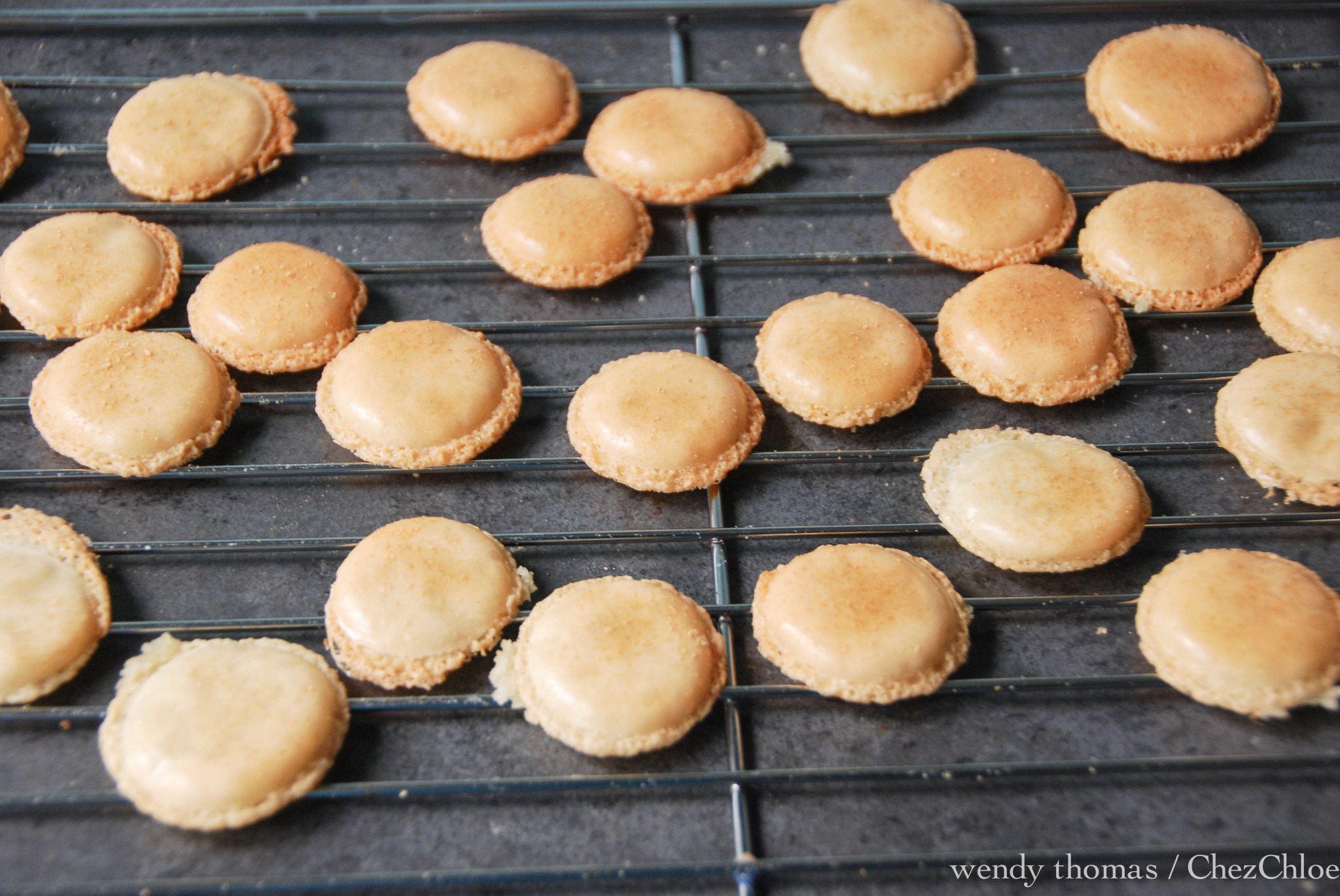 French Macarons… A cinnamon and ginger duet. « Wendy's Place